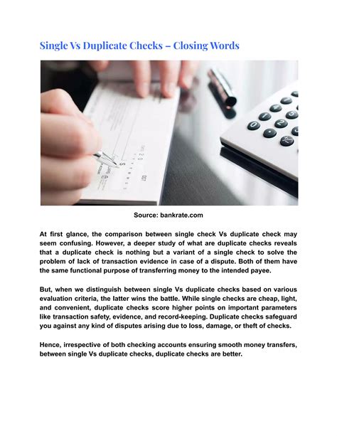 Single Vs Duplicate Checks Which Is Better Know The Differences