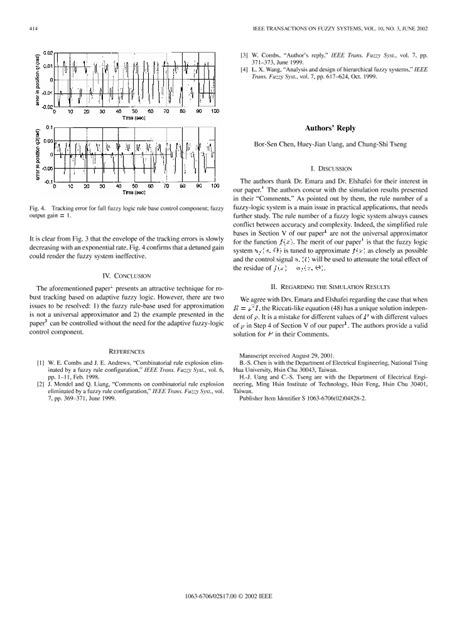 Authors Reply Ieee Journals And Magazine Ieee Xplore