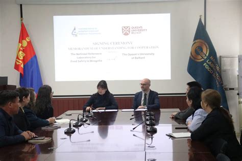 Белфаст их сургуультай харилцан ойлголцлын санамж бичиг байгууллаа