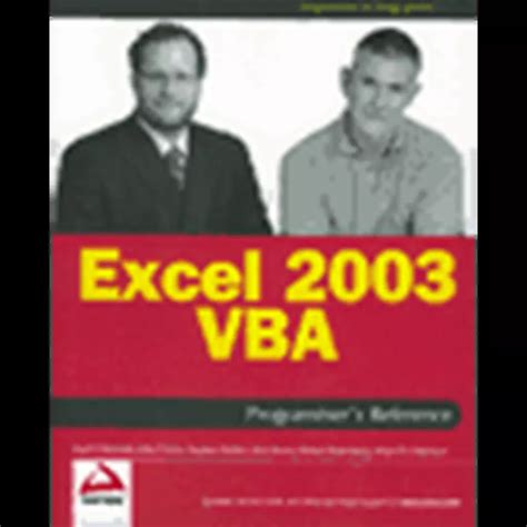 Excel 2003 Vba Programmers Reference