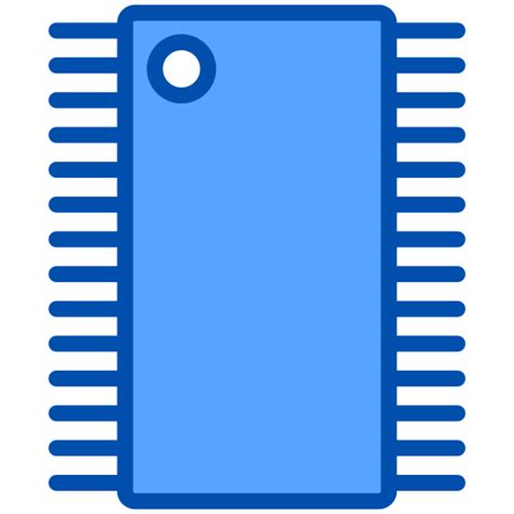 Microchip Generic Blue Icon