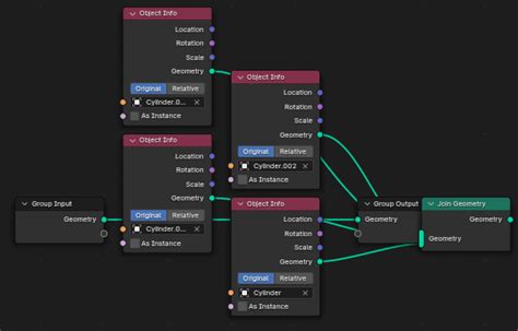 Python Create A Geometry Node Set Up To Join Multiple Objects Blender Stack Exchange