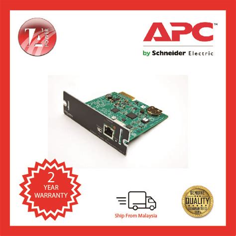 LIMITED STOCK APC UPS Network Management Card Years Warranty AP Lazada