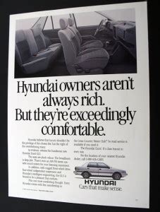 20 Classic Hyundai Ads Back When The Advertising Was Better Than The Cars Branding In Asia