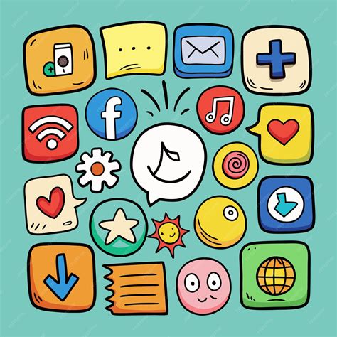 Social Networking Vector Icons Creative Collection Premium Ai Generated Vector