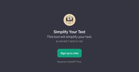 Simplify Your Text Ai Tool For Text Simplification