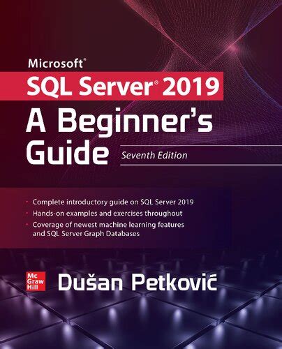 Microsoft Sql Server 2019 A Beginners Guide Seventh Edition Controses Store