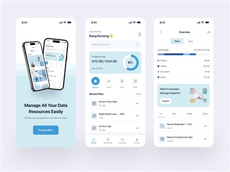 Cloud Storage Mobile App By Zakaria