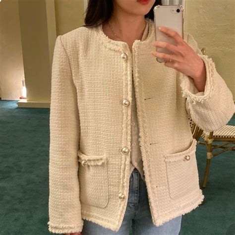 트위드 자켓 울20퍼 누빔ㅇ 당근 중고거래