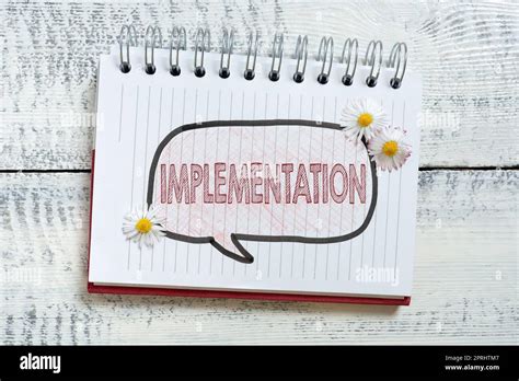 Writing Displaying Text Implementationthe Process Of Making Something