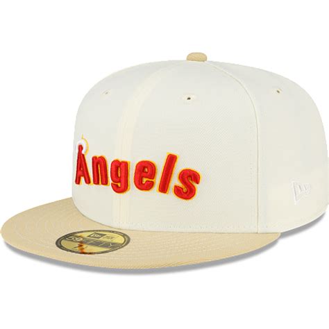 New Era Just Caps Chrome California Angels 2023 59fifty Fitted Hat