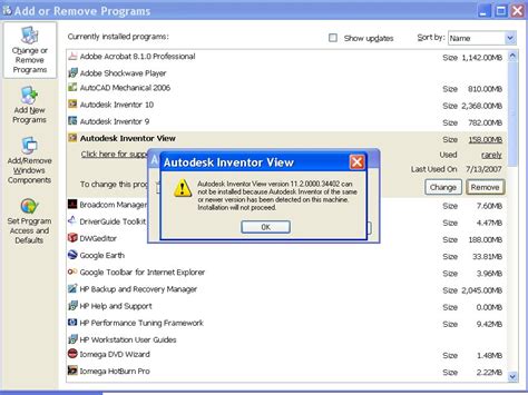 Uninstall Inventor View Autodesk Community