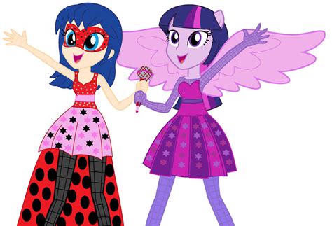 Twilight Sparkle X Marinette Singing Together By Caitlinsparkle On