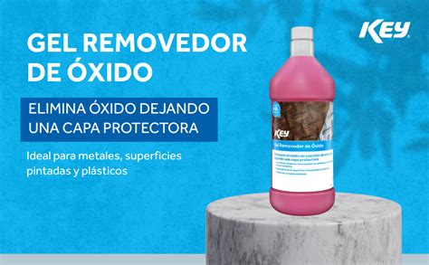 Removedor De Oxido En Gel Quita Oxido Key 1lt Mx Hogar Y