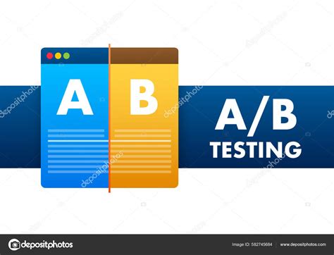 Testing Split Test Bug Fixing User Feedback Homepage Landing Page Stock Vector Image By