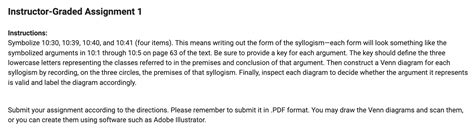 Solved Instructor Graded Assignment 1 Instructions