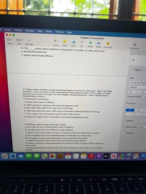 Solved File Edit Insert Do View Collab P Se Font Times