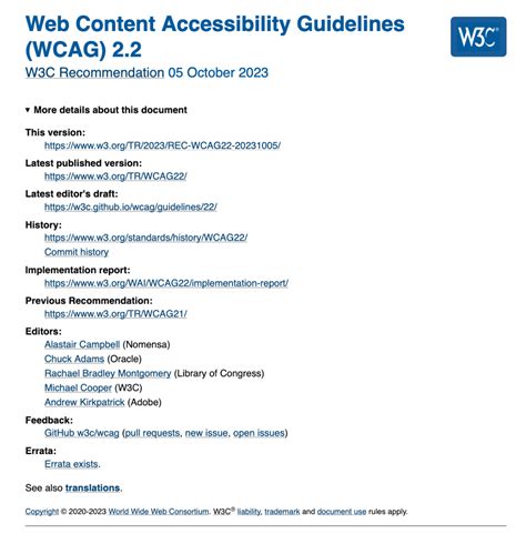 w3c 推荐标准：web 内容无障碍指南（wcag）2 2 行业新闻 烟台朱葛软件科技有限公司