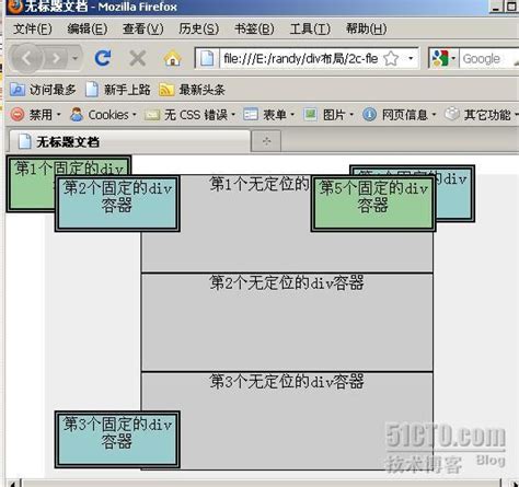 css绝对定位 51cto博客 css相对定位