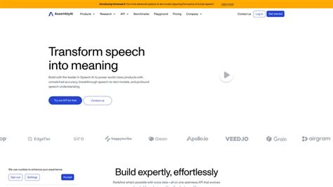 Assemblyai Build With The Leader In Speech Ai Showmebestai