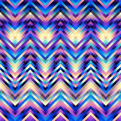 Geometric Abstract Pattern Tileable Vector Image Stock Illustration