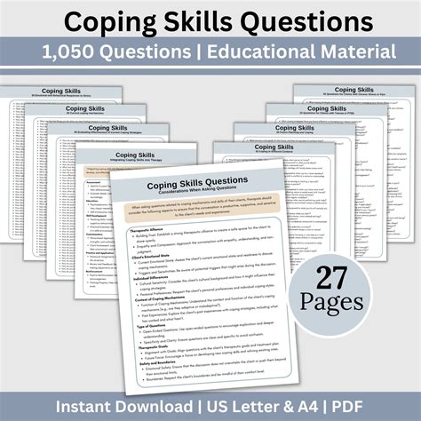 Coping Skills Questions For Adults 25 Self Reflection Questions Why