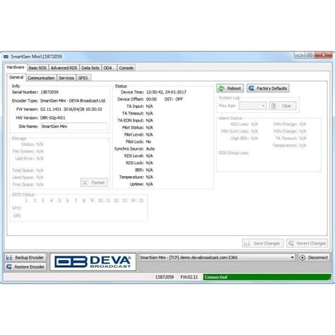 SmartGen Mini UECP Compatible RDS RBDS Encoder RDS