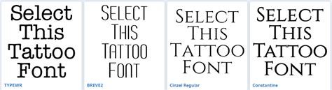20 Best Tattoo Fonts Choose Your Tattoo Lettering Styles 2023 Fotor
