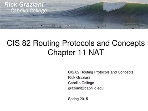 Ppt Cis 82 Routing Protocols And Concepts Chapter 11 Nat Powerpoint Presentation Id9301507