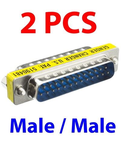 Pcs DB DB Pin D Sub Male To Male Gender Changer Coupler Adapter Converter EBay