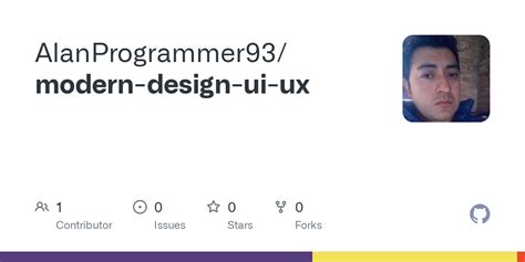GitHub AlanProgrammer Modern Design Ui Ux