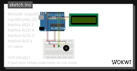 Mq2rledgledbuz Wokwi Esp32 Stm32 Arduino Simulator