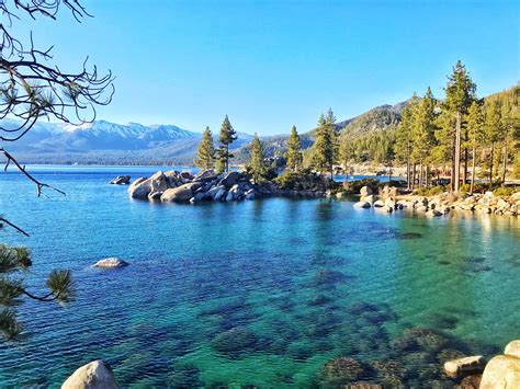 Sand Harbor Lake Tahoe Beach Sand Harbor Beach Lake Tahoe Reservation