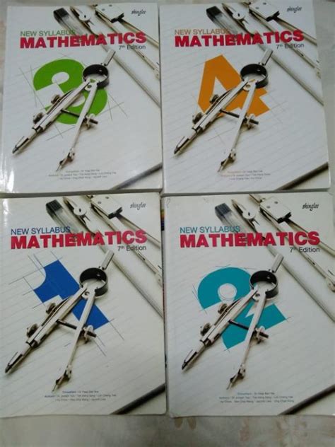 New Syllabus Mathematics 7th Edition Sec 1 2 And 3 Math Textbook By
