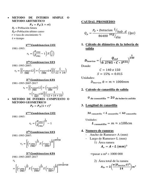 Fomulas Pdf