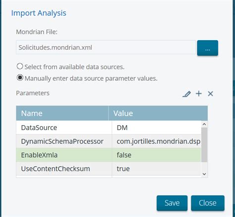 Dynamic Schema Processor Con Pentaho Y Saiku Jortilles