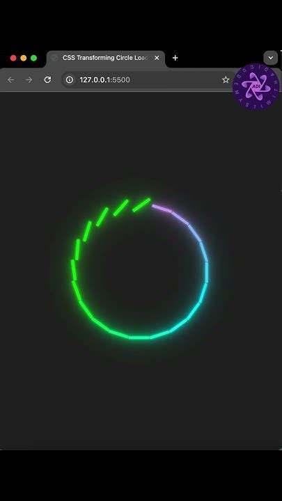 Mesmerizing Css Transforming Circle Loader Animation 💫💻 Coding Webdevtutorial Frontend