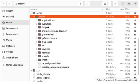 the hidden files in your linux home directory explained