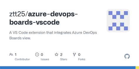 Github Ztt25 Azure Devops Boards Vscode A Vs Code Extension That Integrates Azure Devops