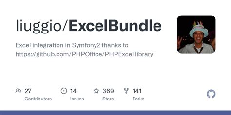github liuggio excelbundle excel integration in symfony2 thanks to