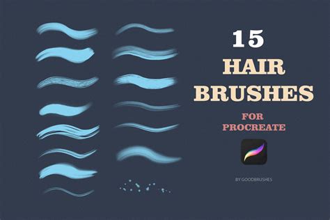 HAIR Procreate Brushes Design Cuts