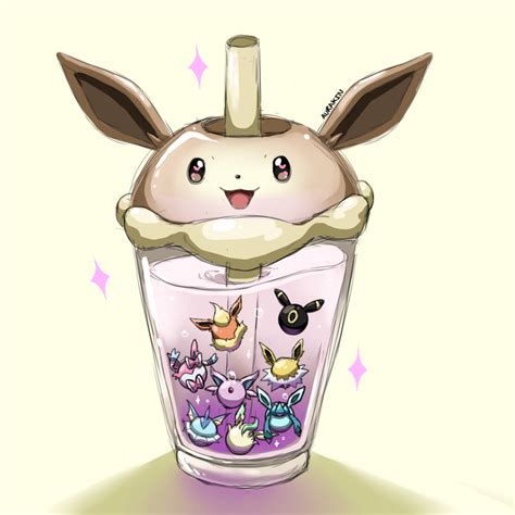 Eevee Boba By Aurakin Arts On Deviantart