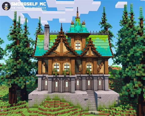 Swordself On Twitter Trying New Stuff With This Fantasy House 🏡