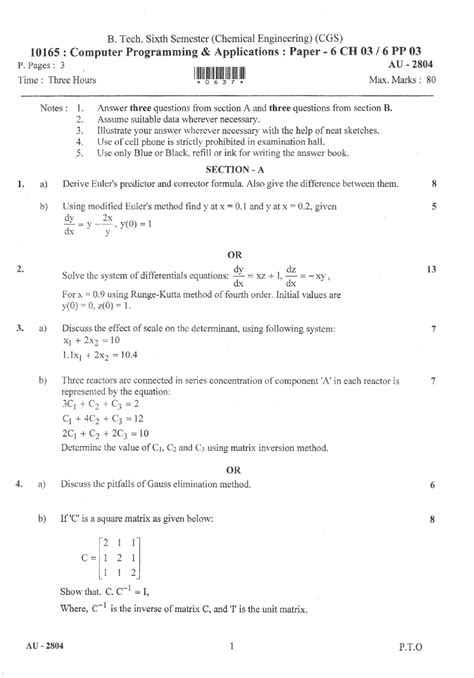 2018 Ausummerchemical Computer Programming N Applications B Tcch Sixlh Scmcster
