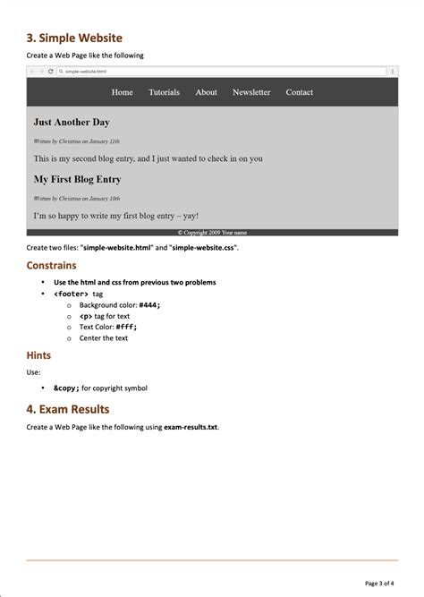 Solved Lab HTML Structure In This Lab You Will Practice Chegg Com