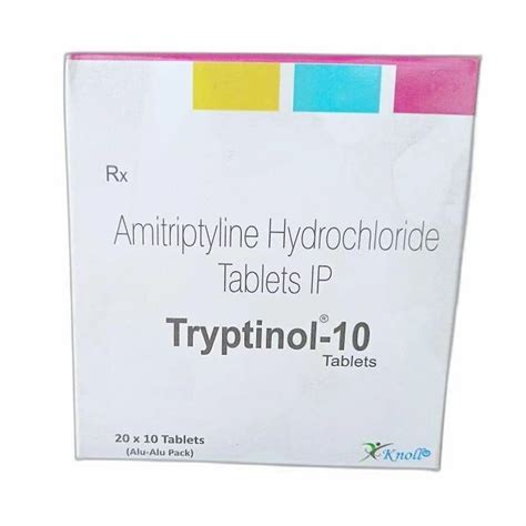 Amitriptyline Hydrochloride Tablet Ip At ₹ 500box Amitriptyline