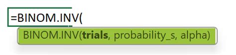 Binominv Excel Definition Syntax Examples How To Use