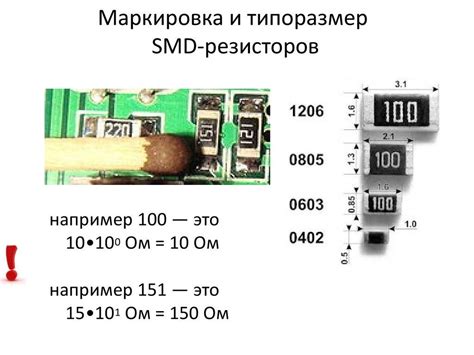 Маркировка SMD резисторов: обозначение СМД резисторов таблица онлайн