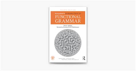 ‎hallidays Introduction To Functional Grammar By Mak Halliday