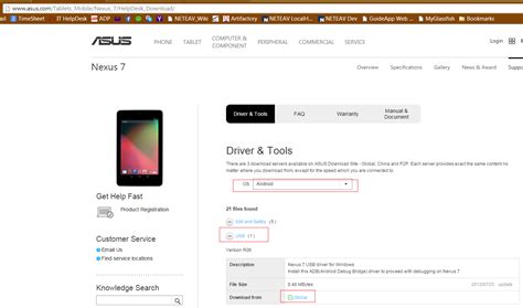 Eclipse Android Debugging On A Real Device Nexus 7 Stack Overflow